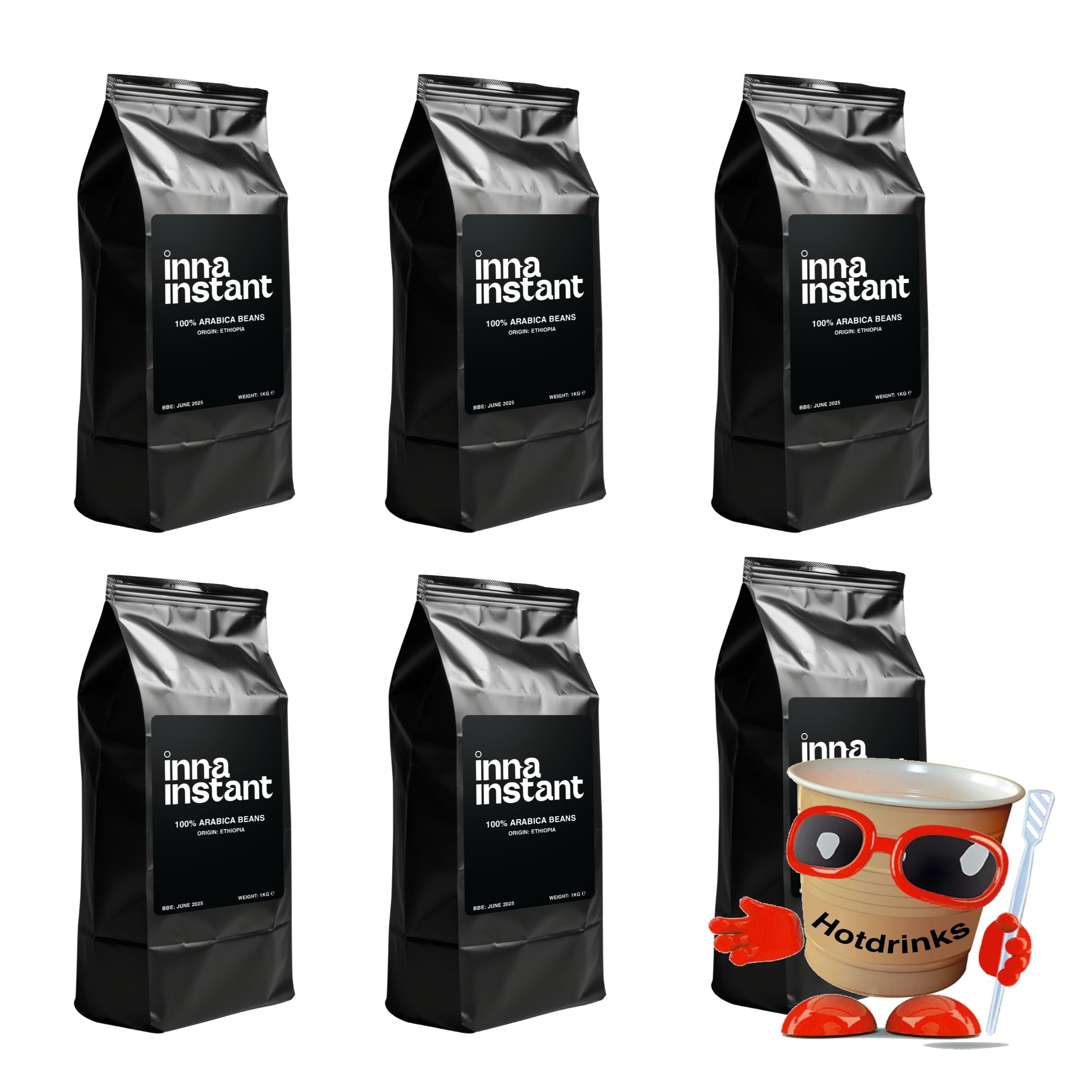 100% Arabica Coffee Beans (1kg) – Hotdrinks Ltd